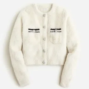J. Crew | Sweaters | J Crew Sweater Lady Jacket In Brushed Yarn | Poshmark